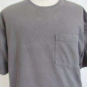 Duluth Trading Co | Shirts | Duluth Gray Long Tail Tee With Pocket Mens ...